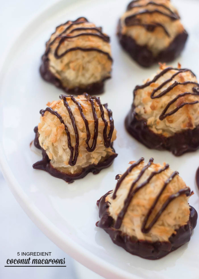 5 Ingredient Coconut Macaroons | Gimme Delicious