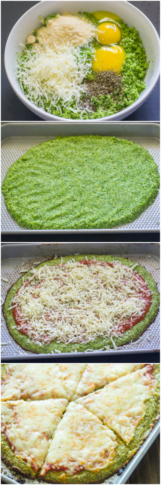 Broccoli Crust Pizza | Gimme Delicious