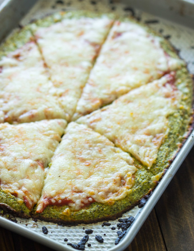 Broccoli Crust Pizza | Gimme Delicious