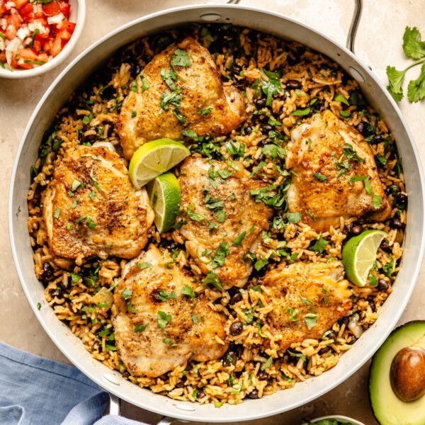 One Pan Cilantro Lime Chicken and Rice | Gimme Delicious