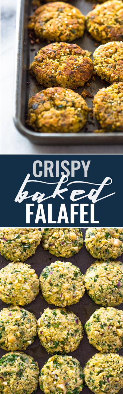 Crispy Baked Falafel | Gimme Delicious