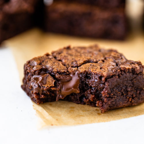 Easy One Bowl Fudgy Cocoa Brownies | Gimme Delicious