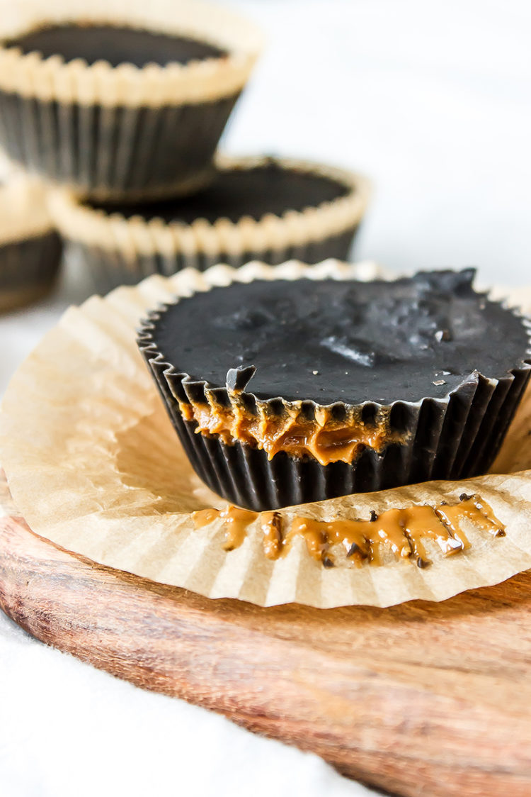 Healthy Chocolate Fudge Cups | Gimme Delicious