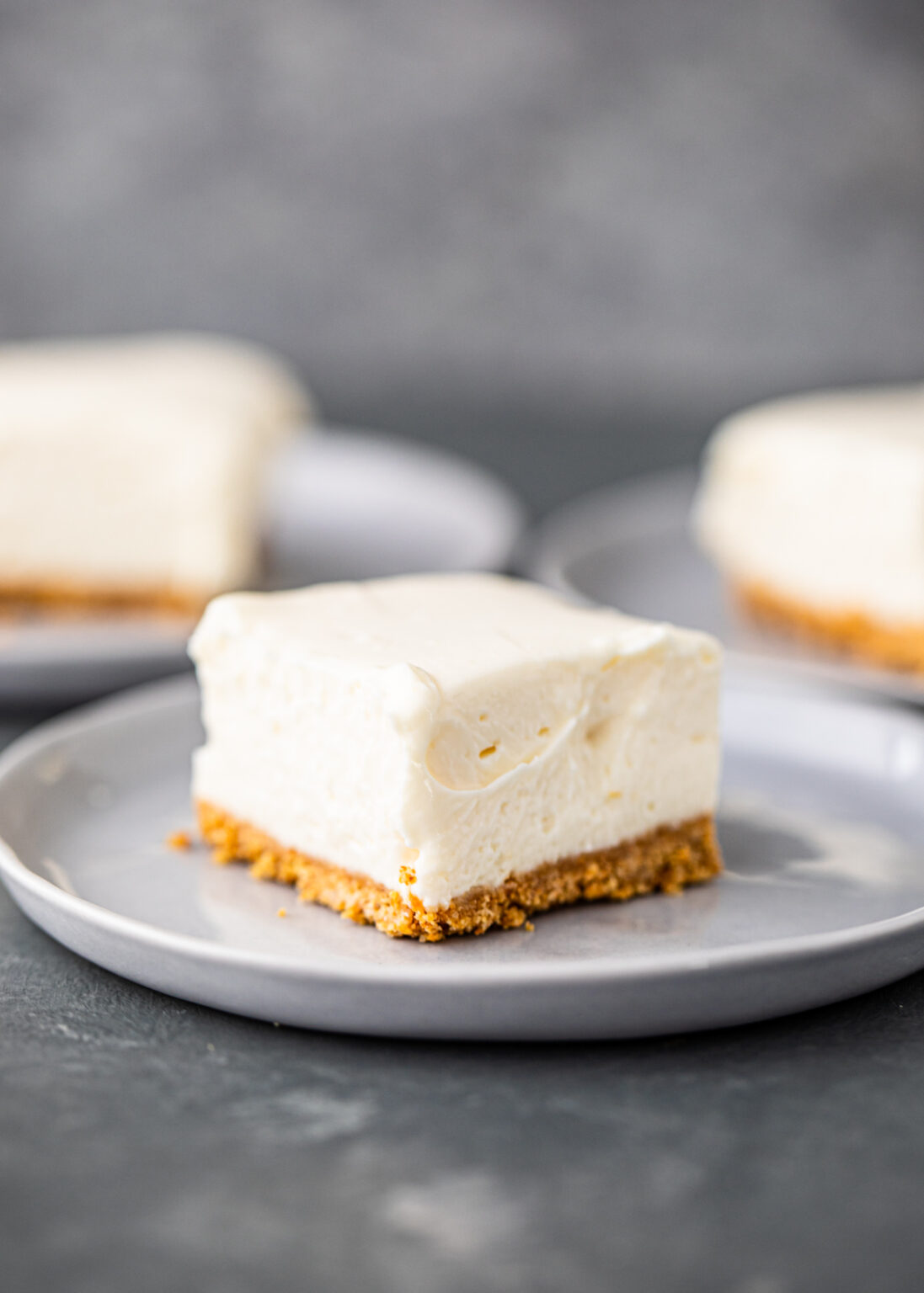 No-Bake Cheesecake Bars | Gimme Delicious