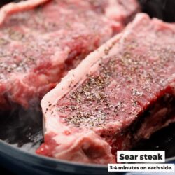 Pan-Seared Steak with Garlic Butter | Gimme Delicious