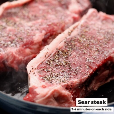 Pan-Seared Steak with Garlic Butter | Gimme Delicious