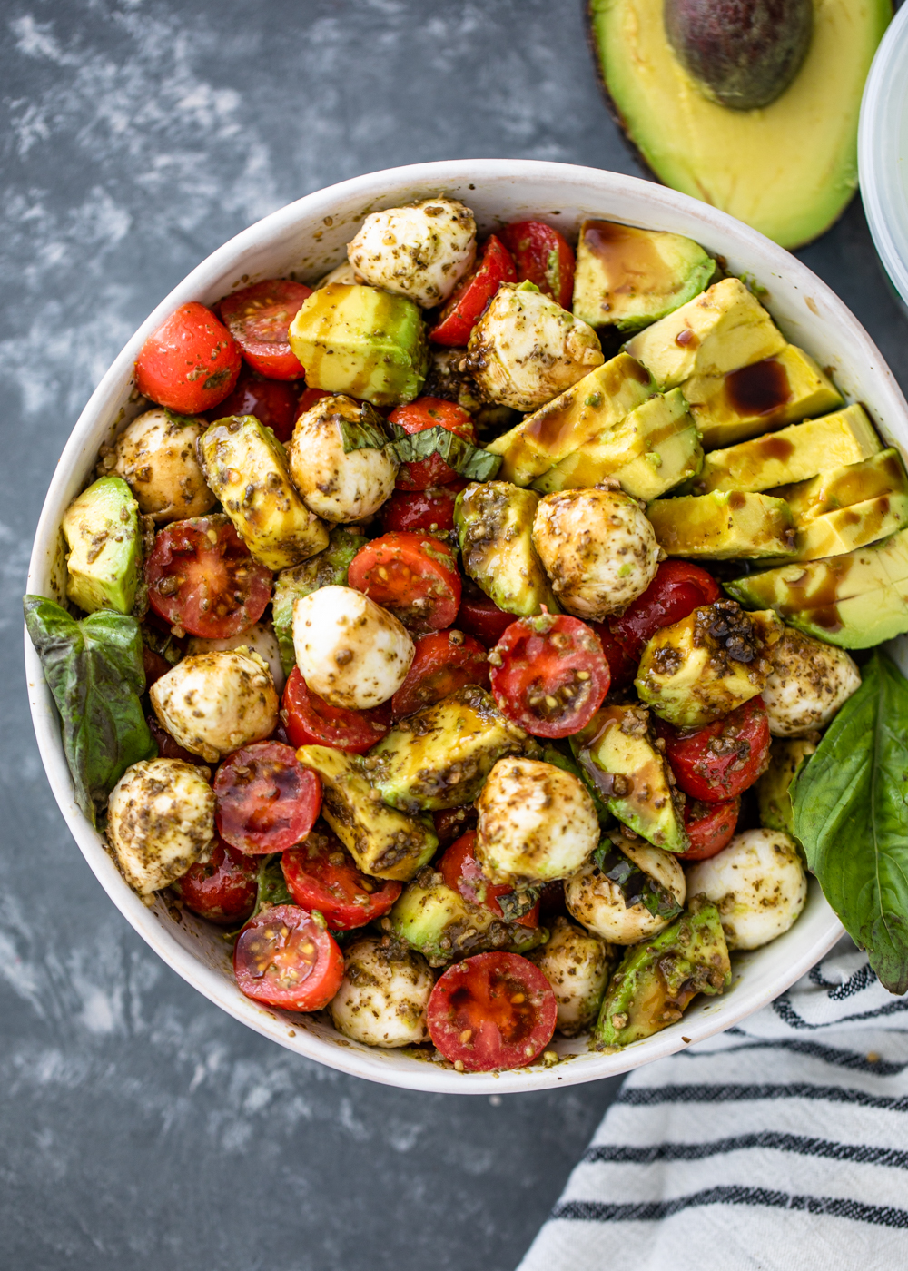 Avocado Caprese Salad | Gimme Delicious