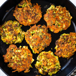 Cheesy Broccoli Fritters | Gimme Delicious