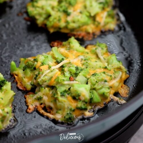 Cheesy Broccoli Fritters | Gimme Delicious