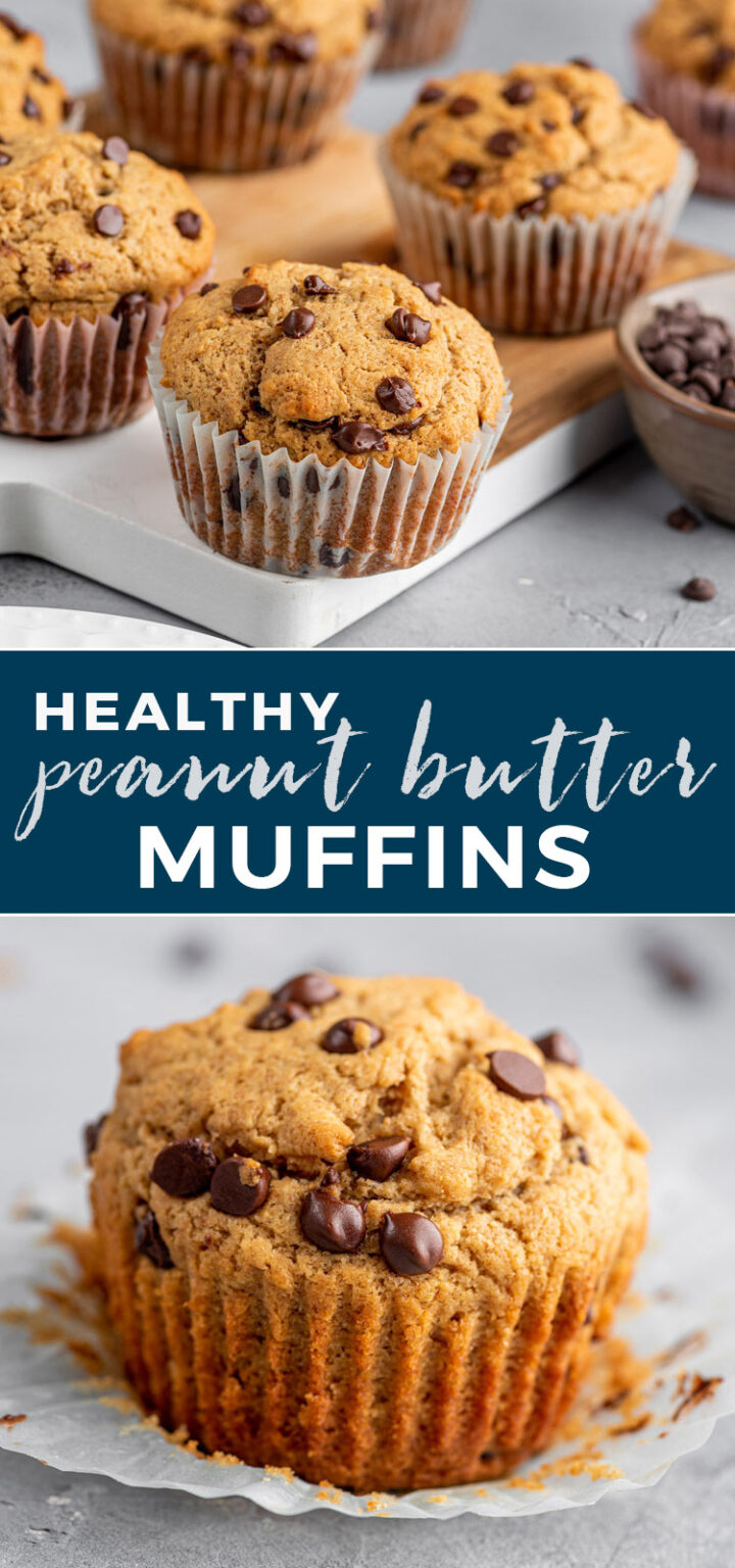 Healthy Peanut Butter Muffins | Gimme Delicious