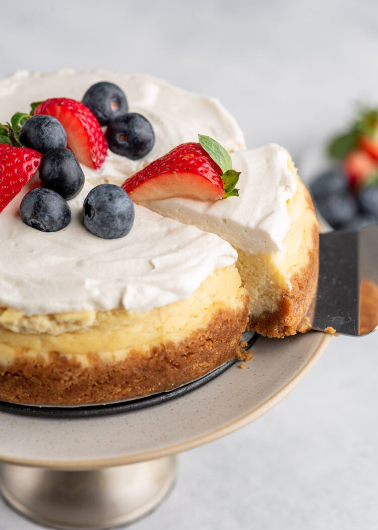 Instant Pot Cheesecake | Gimme Delicious