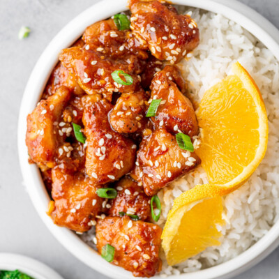 Healthy Orange Chicken | Gimme Delicious