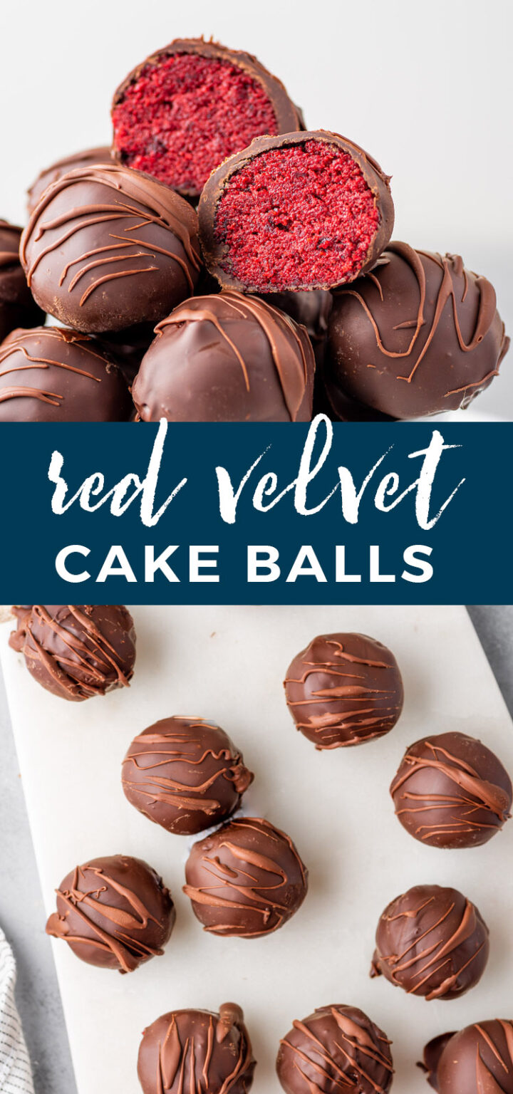 Red Velvet Cake Balls | Gimme Delicious
