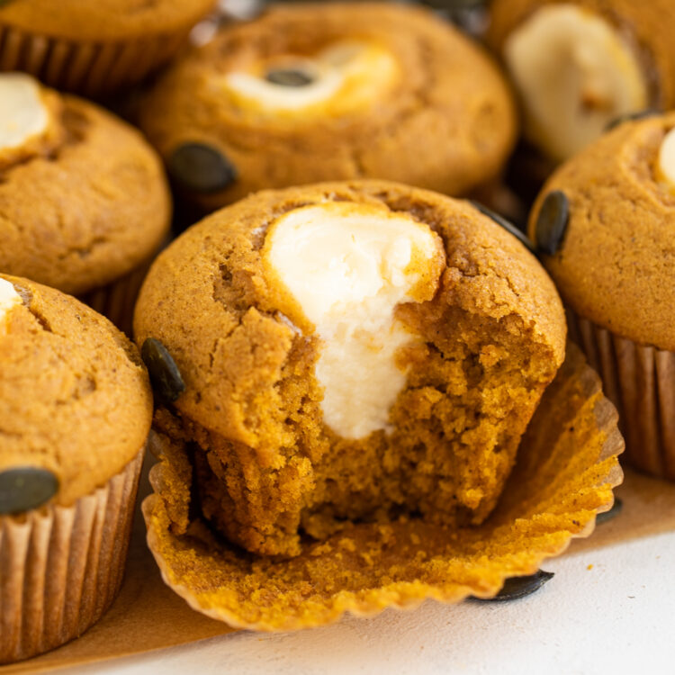 Starbucks Pumpkin Cream Cheese Muffins | Gimme Delicious