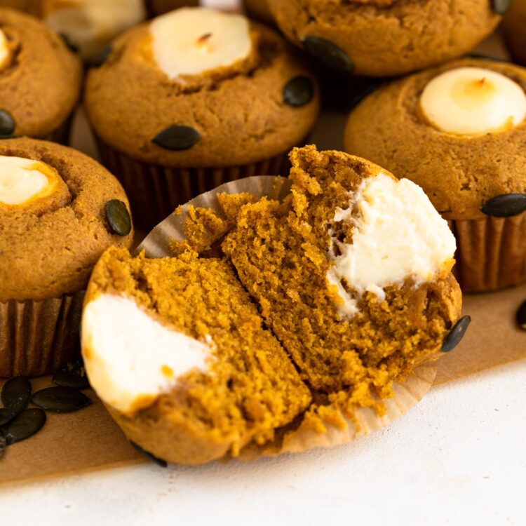 Starbucks Pumpkin Cream Cheese Muffins | Gimme Delicious