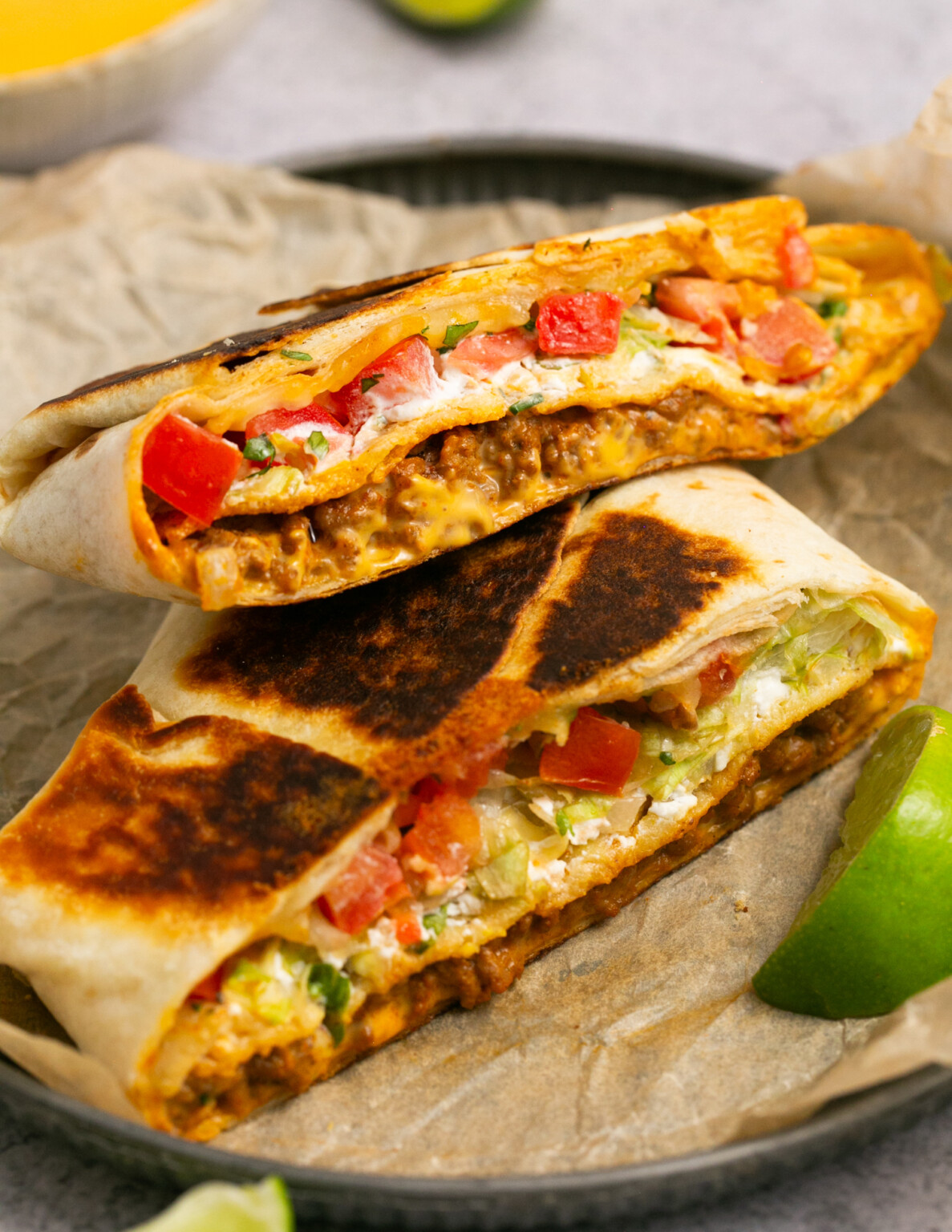 Beef Crunchwrap Supreme | Gimme Delicious