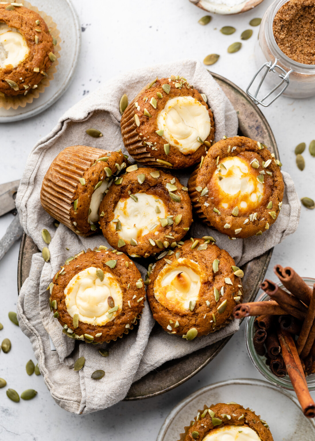 Starbucks Pumpkin Cream Cheese Muffins | Gimme Delicious