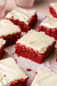 Red Velvet Cake with Cream Cheese Frosting | Gimme Delicious