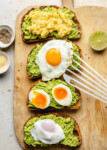 Avocado Toast with Eggs (4 Ways) | Gimme Delicious