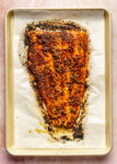 Spicy Middle Eastern Baked Salmon | Gimme Delicious