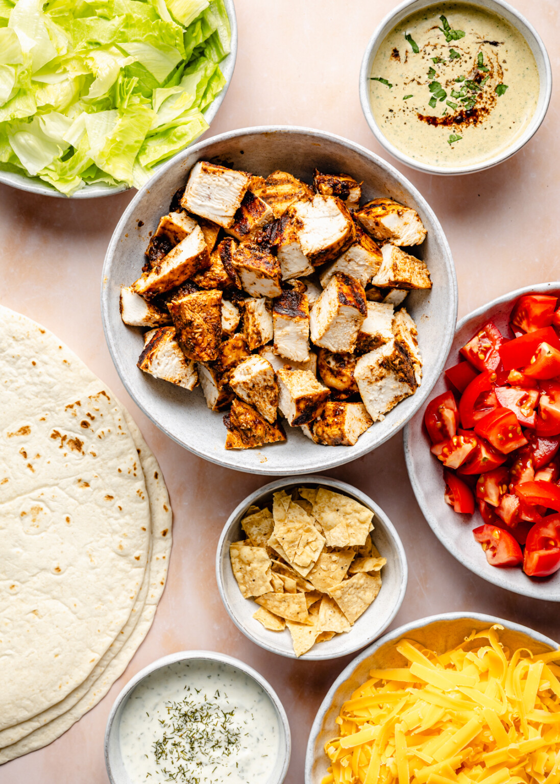Chipotle Chicken Wraps | Gimme Delicious