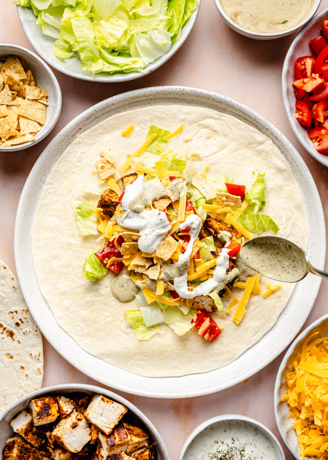 Chipotle Chicken Wraps | Gimme Delicious