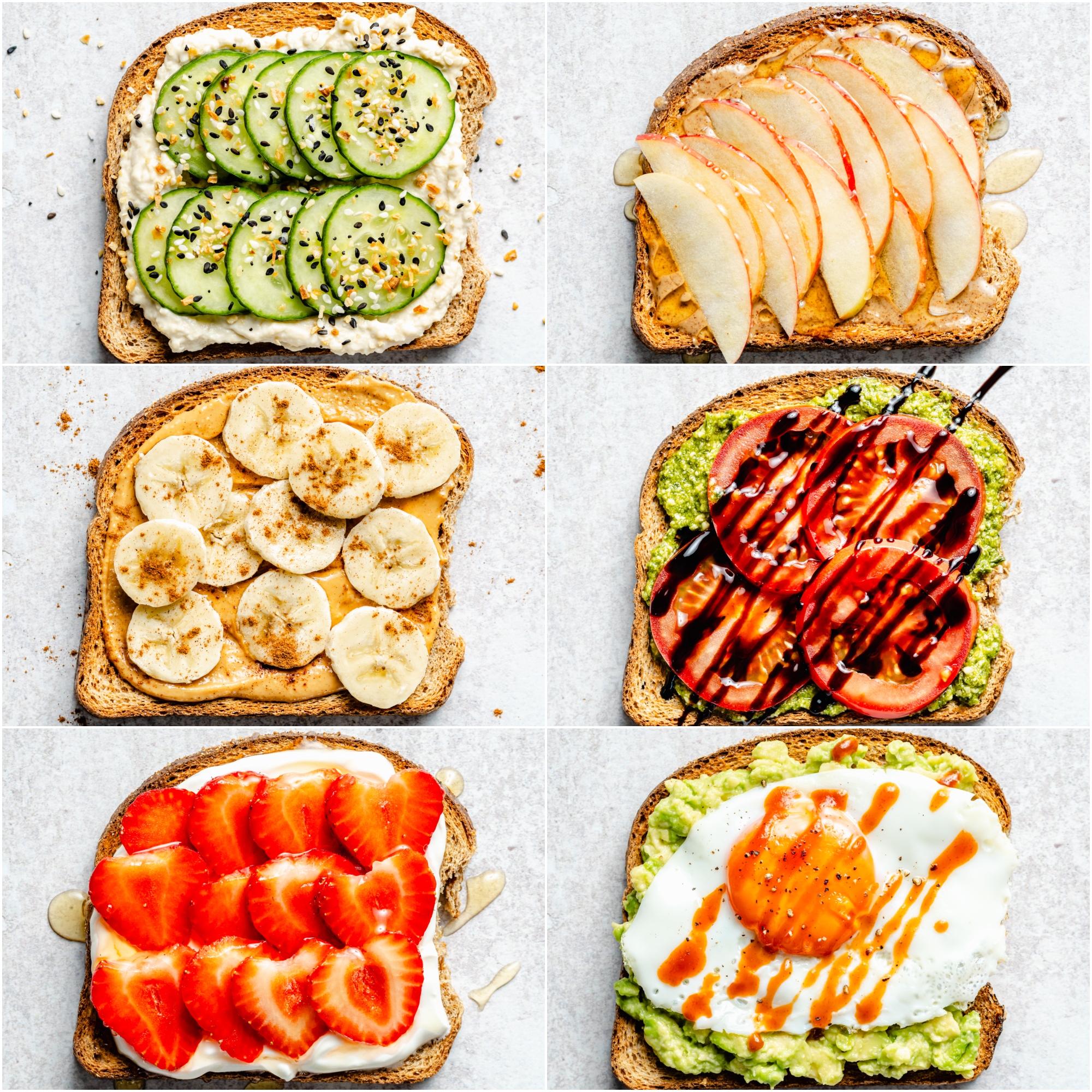 6 Healthy Toast Toppings | Gimme Delicious