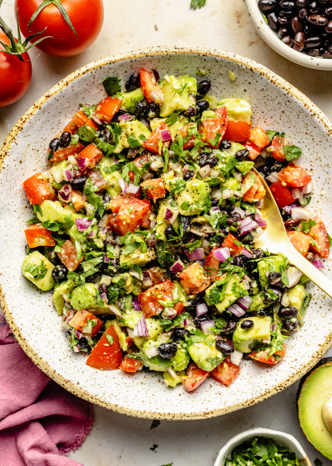 Avocado & Black Bean Salad | Gimme Delicious
