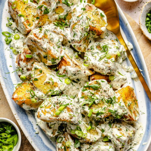 Crispy Smashed Potatoes | Gimme Delicious