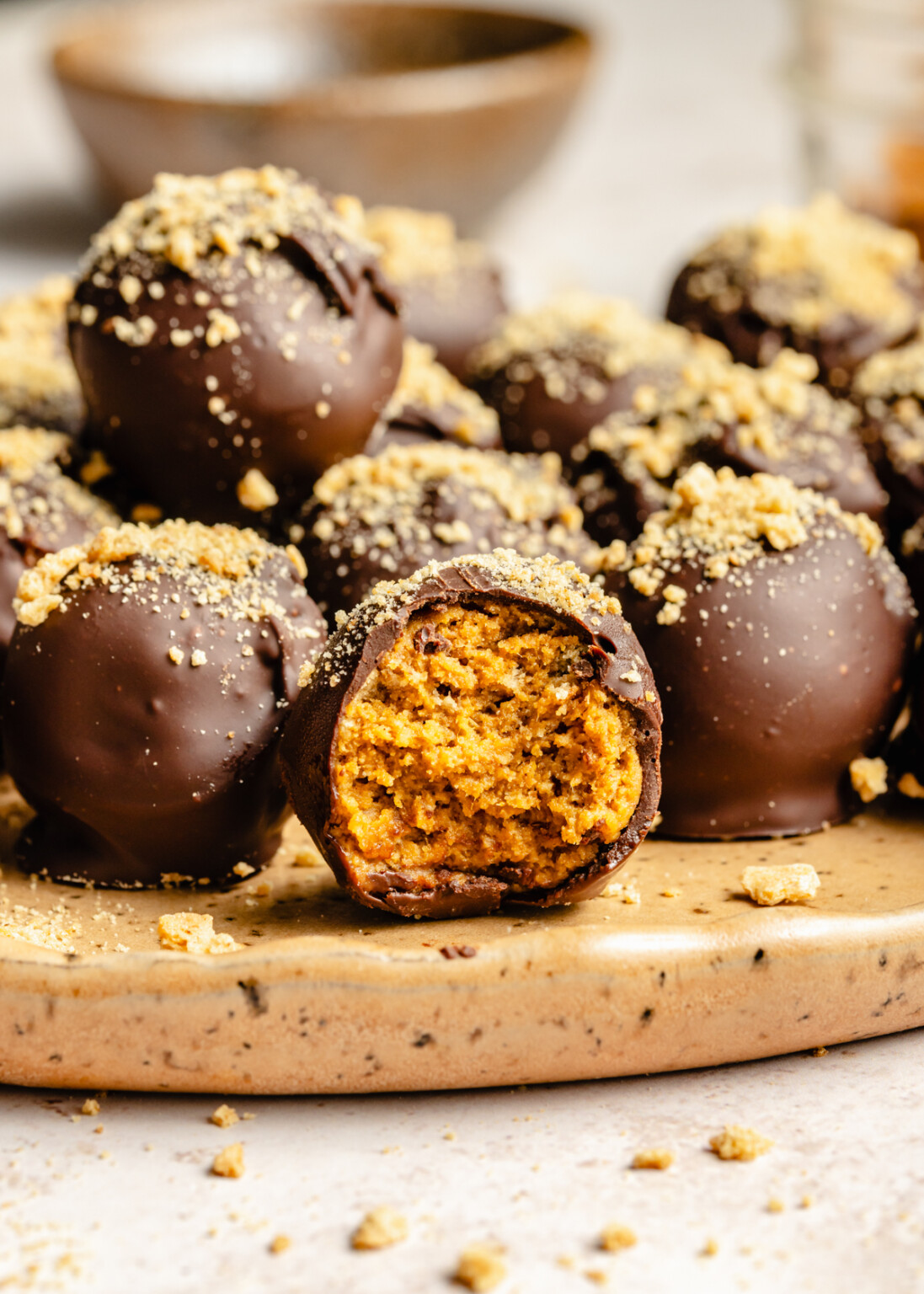 No-Bake Pumpkin Truffles | Gimme Delicious