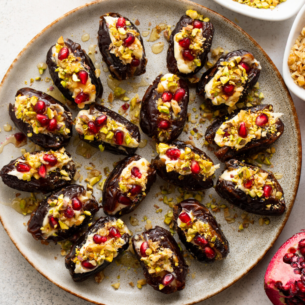 Mascarpone Stuffed Dates | Gimme Delicious