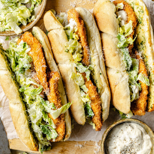 Chicken Caesar Sandwiches | Gimme Delicious