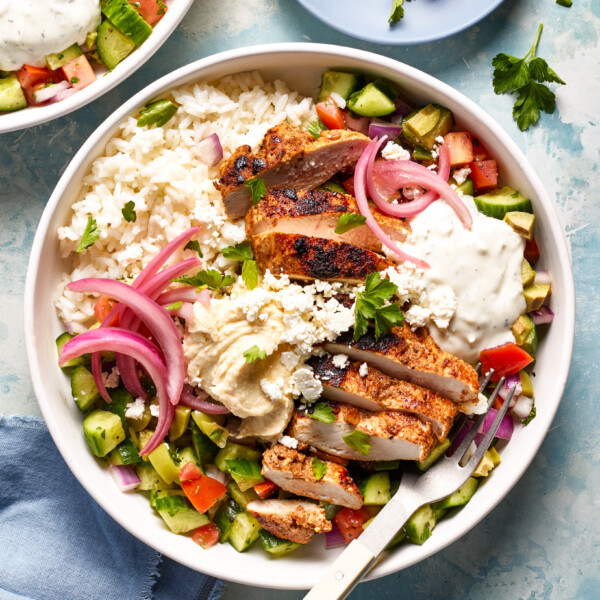 One Pan Chicken Shawarma and Rice | Gimme Delicious