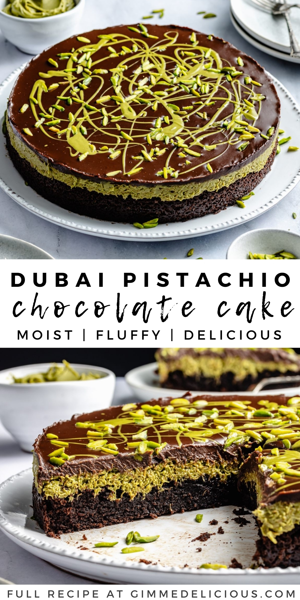 Dubai Chocolate Cake | Gimme Delicious
