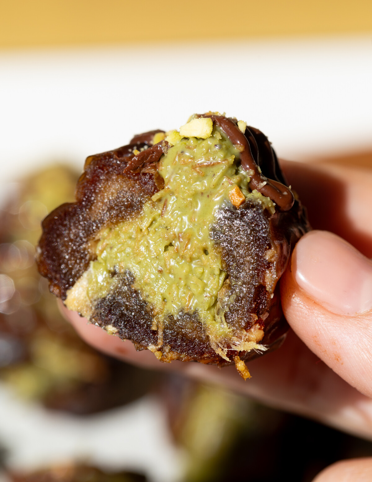 Dubai Chocolate Stuffed Dates | Gimme Delicious
