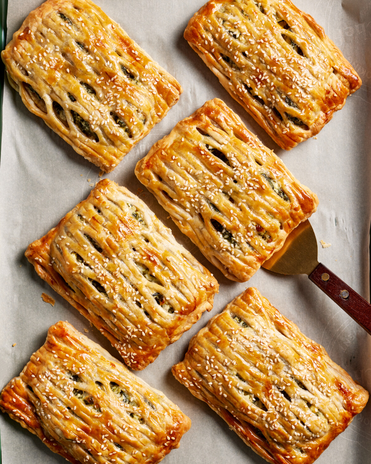 Spinach Feta Pastries | Gimme Delicious