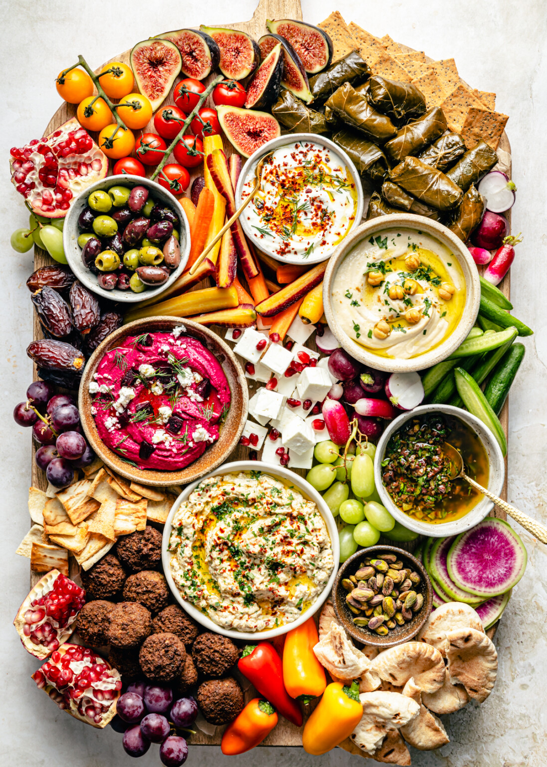 Mediterranean Mezze Board | Platter | Gimme Delicious