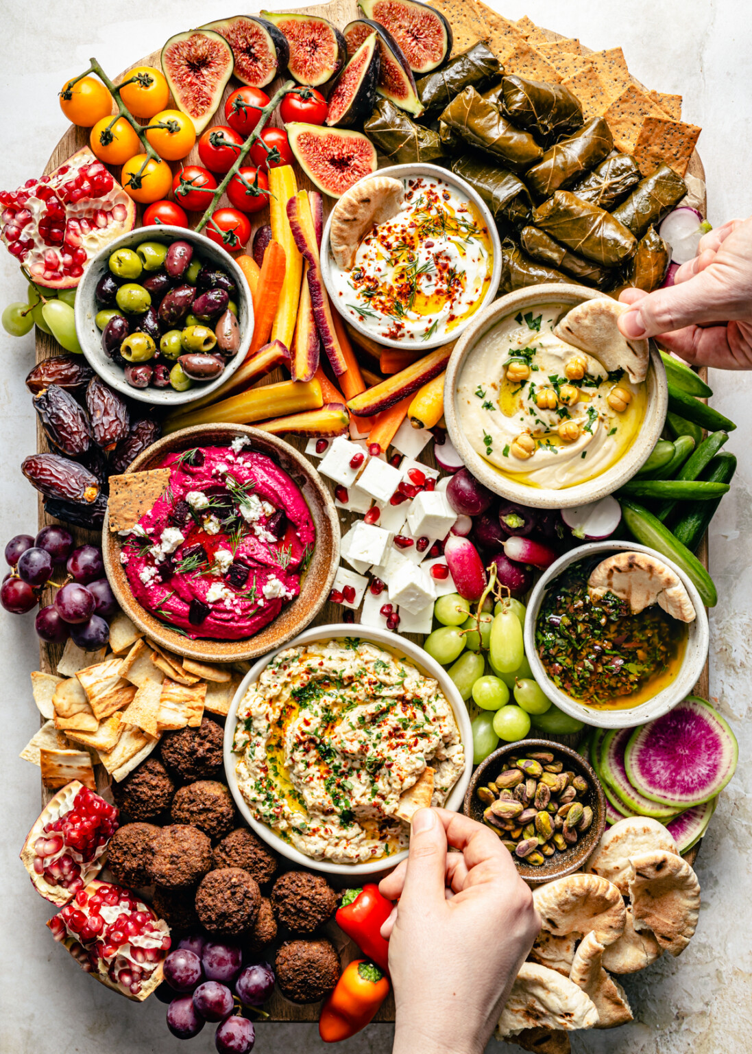 Mediterranean Mezze Board | Platter | Gimme Delicious